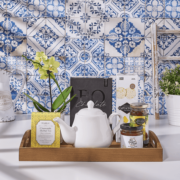 Passover Orchid & Tea Set – Kosher Gifts – Canada delivery - Gifting ...